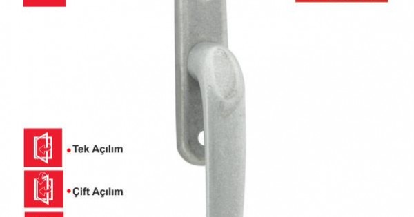 İmat Falcon Eksenel Pencere Kolu Ham (Boyanabilir)